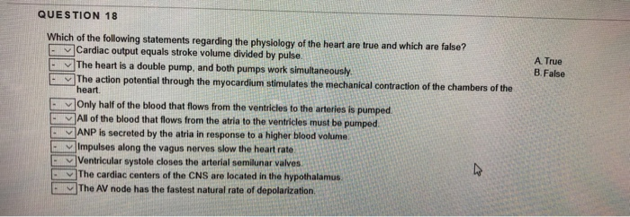 Solved QUESTION 18 Which of the following statements | Chegg.com