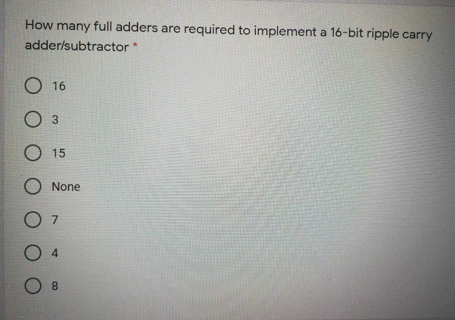 Solved How many full adders are required to implement a | Chegg.com