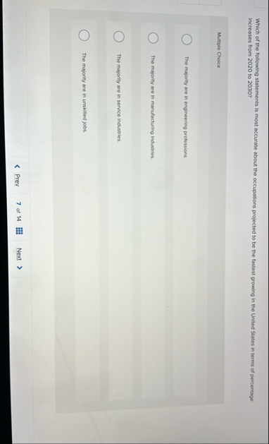 Solved Which of the following statements is most accurate | Chegg.com