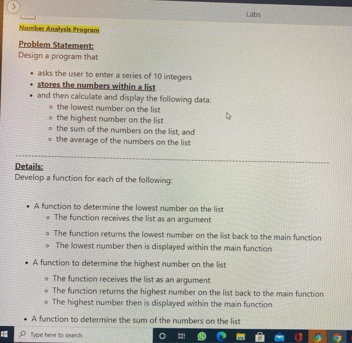 Solved Number Analysis Program Problem Statement: Design a | Chegg.com