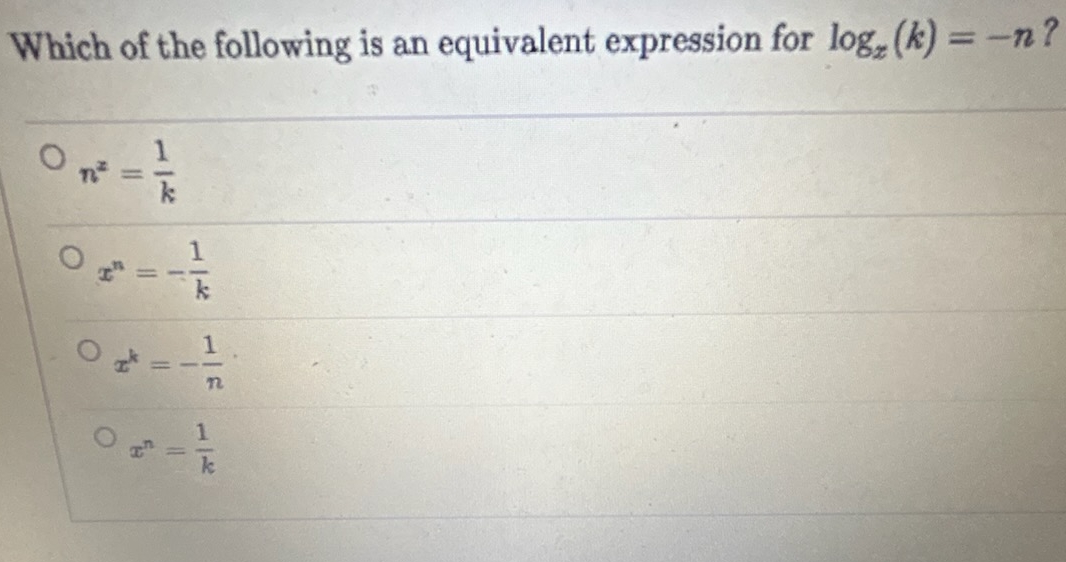 Solved Which of the following is an equivalent expression | Chegg.com