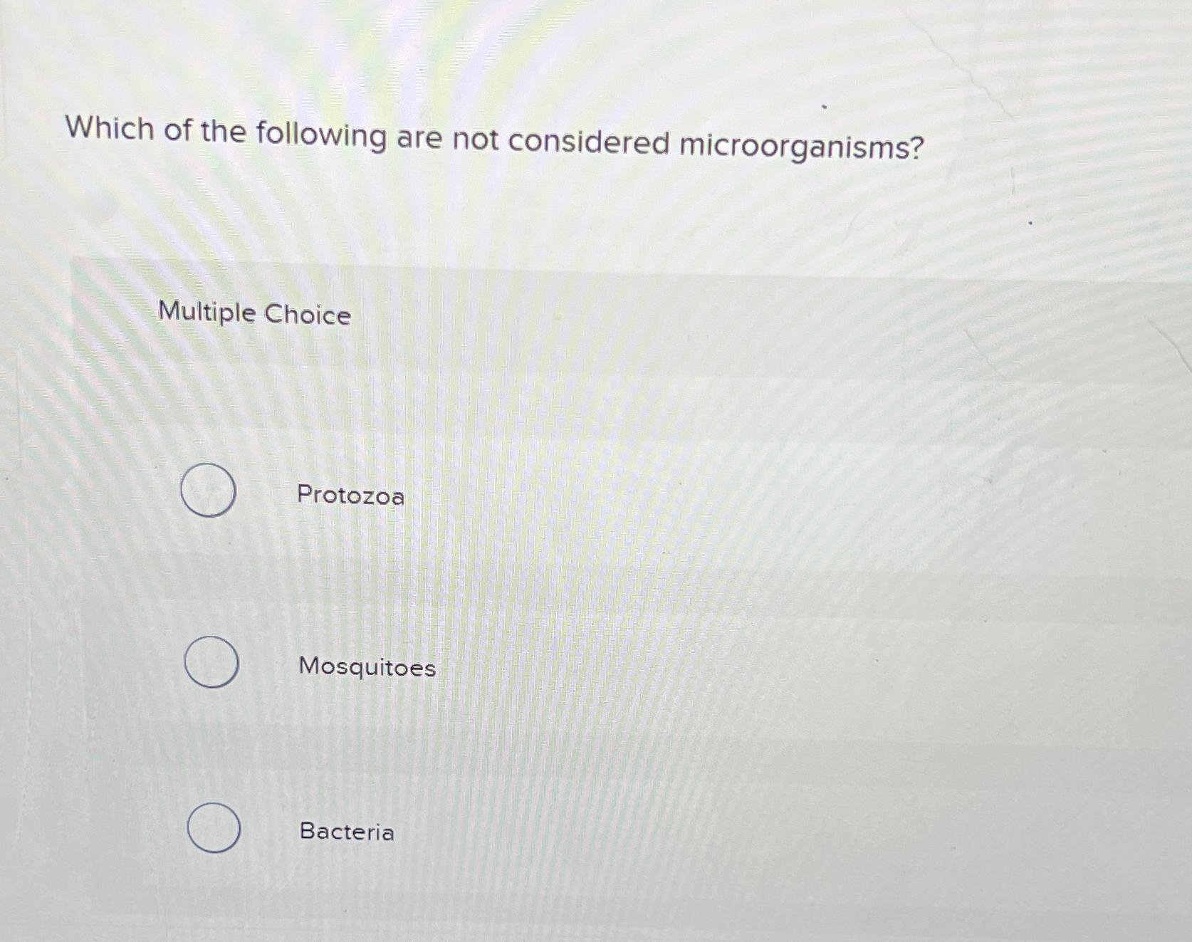 Solved Which of the following are not considered | Chegg.com