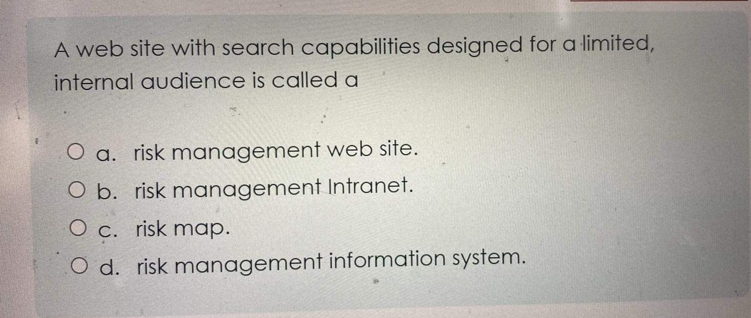 Solved A web site with search capabilities designed for a | Chegg.com