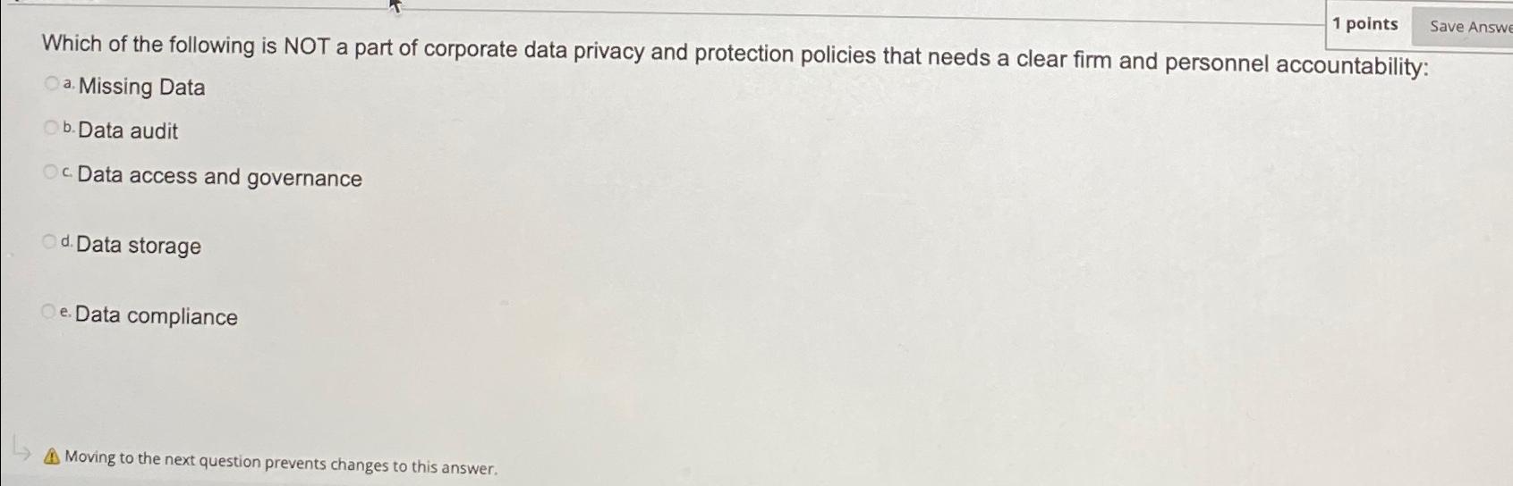 Solved Which of the following is NOT a part of corporate | Chegg.com