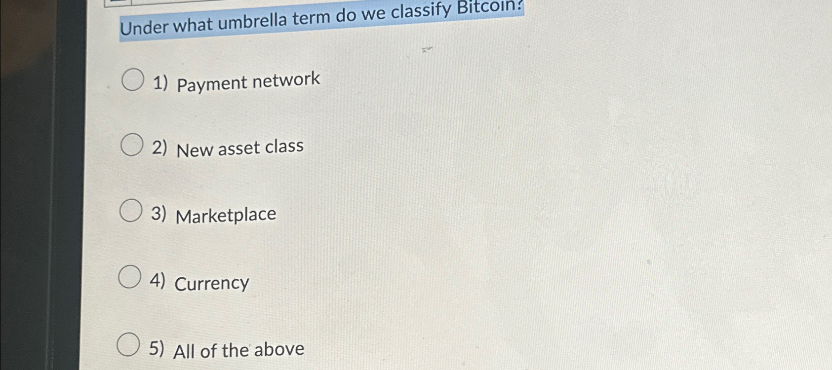 Solved Under what umbrella term do we classify | Chegg.com