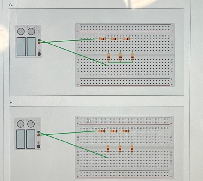Solved To build the above circuit on a breadboard, which of | Chegg.com
