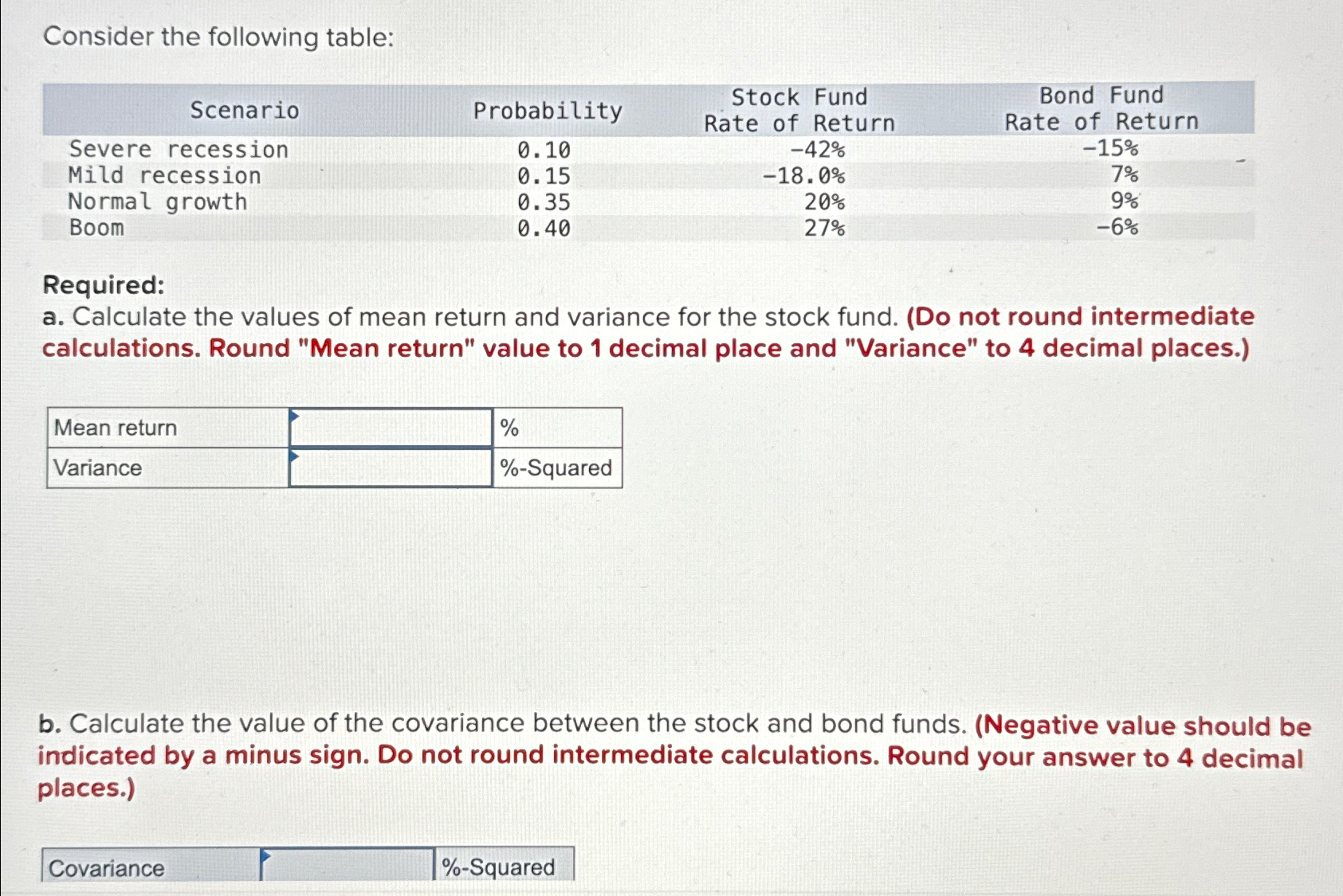 Solved Consider the following | Chegg.com