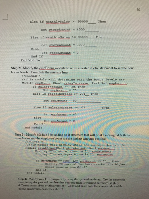 Solved Lab 55 Extra Credit Nested Decision Structures 5760