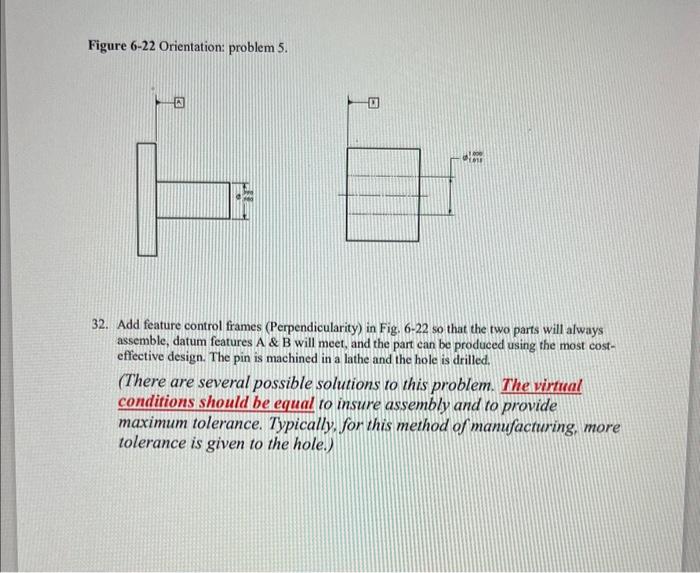 Solved Figure 6-22 Orientation: problem 5. 32. Add feature | Chegg.com