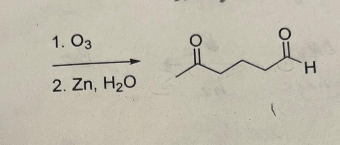 Solved major1. O3 2. Zn,H2O | Chegg.com