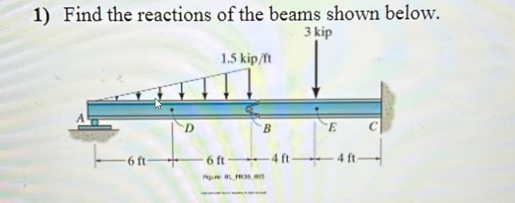 Solved Find the reactions of the beams shown below. | Chegg.com