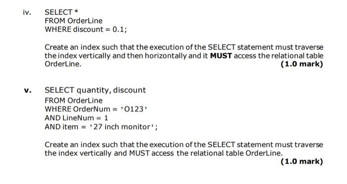Solved Task 1 (5.0 marks) Indexing Consider a relational | Chegg.com