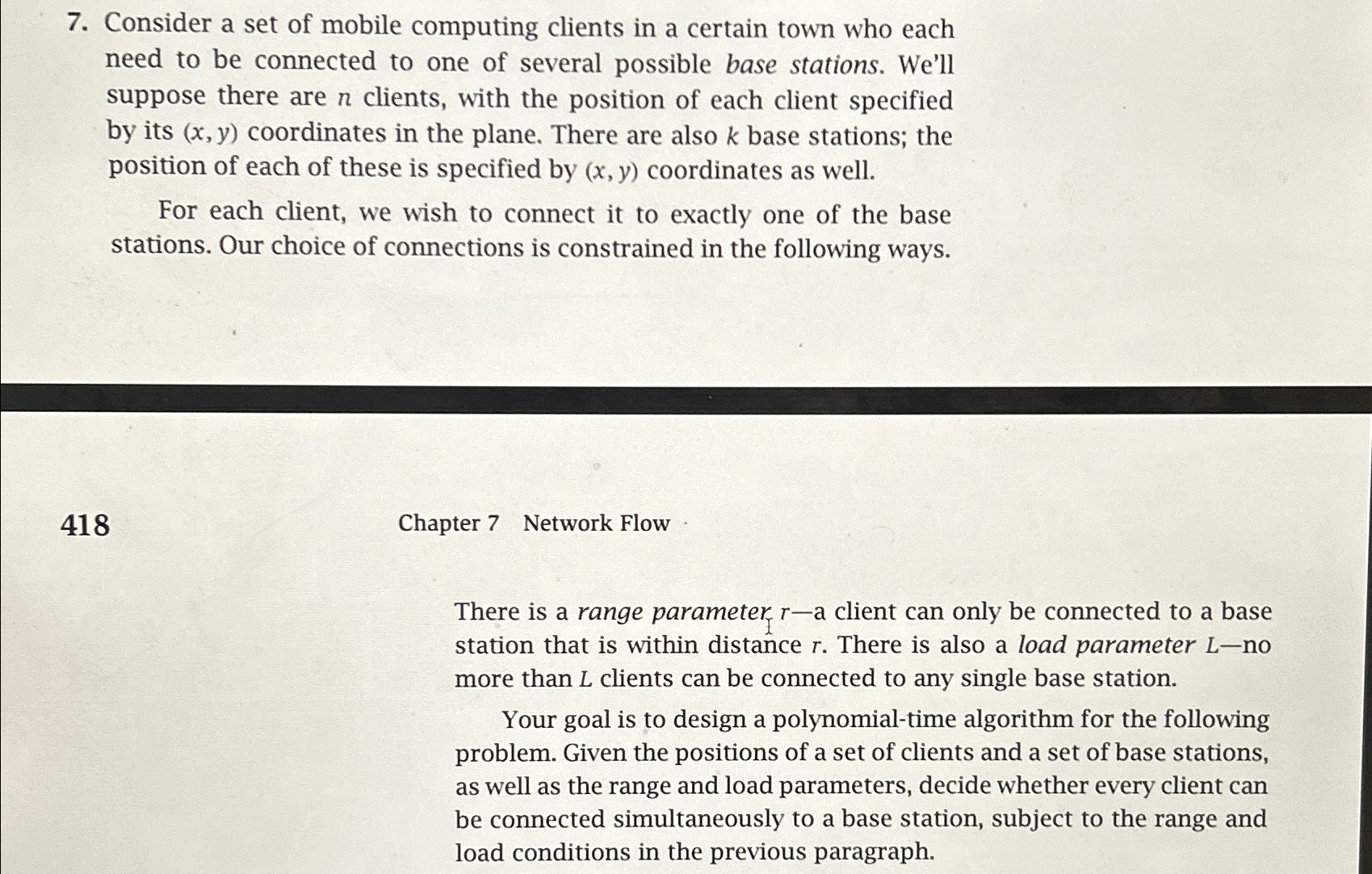 Solved Consider a set of mobile computing clients in a | Chegg.com