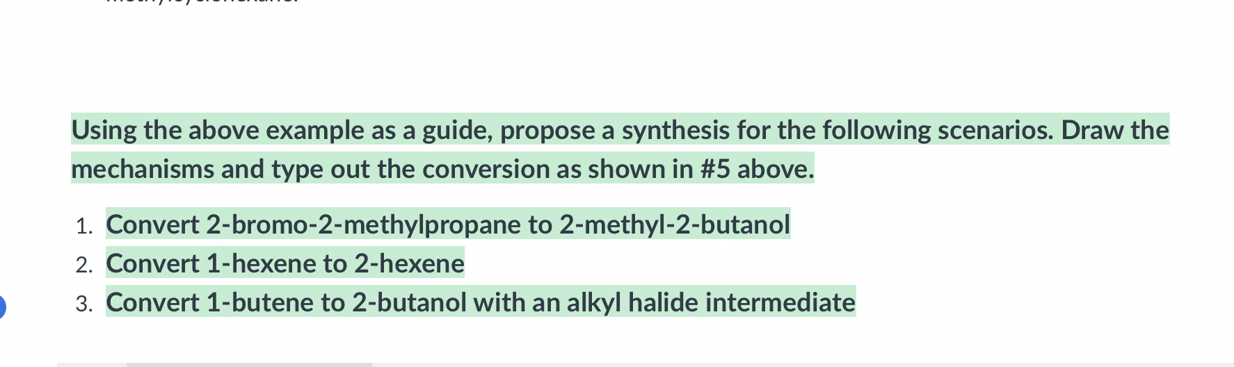 Solved Using the above example as a guide, propose a | Chegg.com