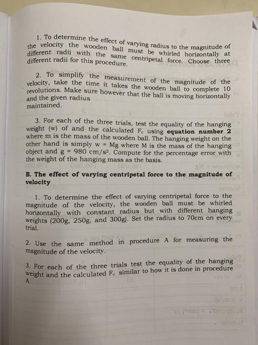 Solved UNIFORM CIRCULAR MOTION GUIDE QUESTIONS AND PROBLEMS | Chegg.com