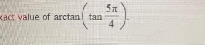 Solved (tan45π) | Chegg.com