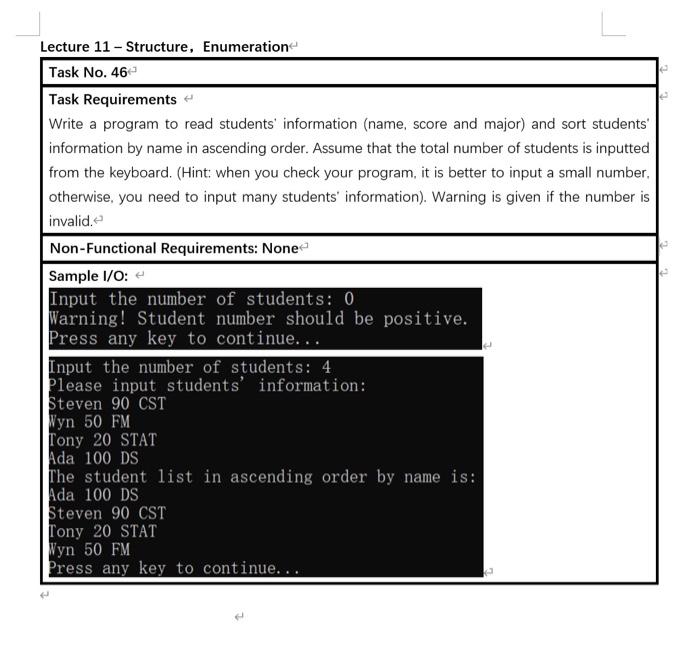 Solved Lecture 11 Structure Enumeration