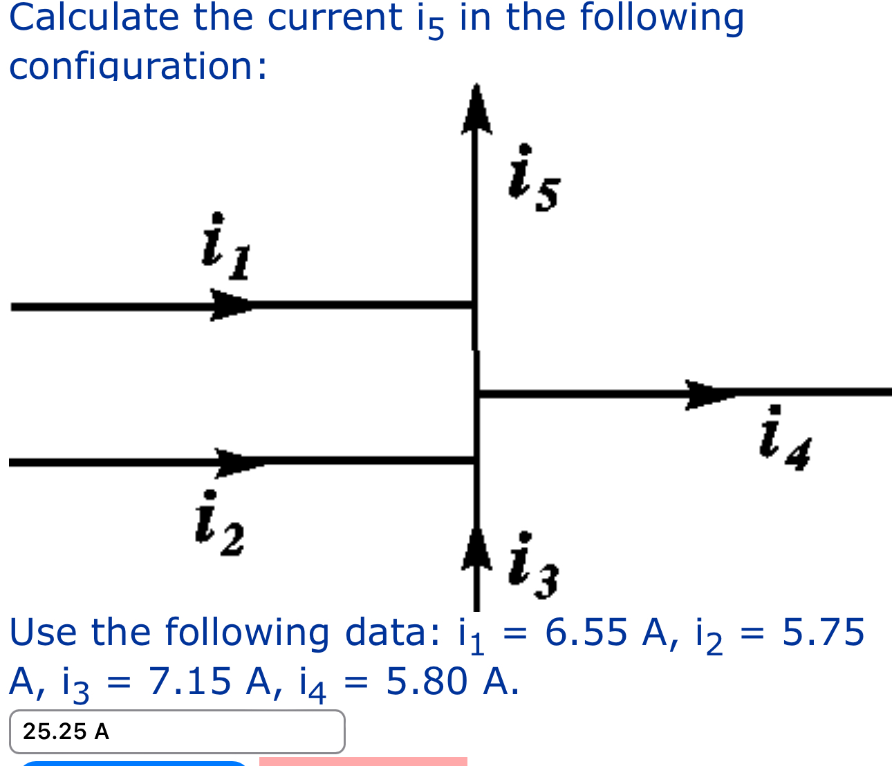 Solved Calculate the current i5 ﻿in the following | Chegg.com