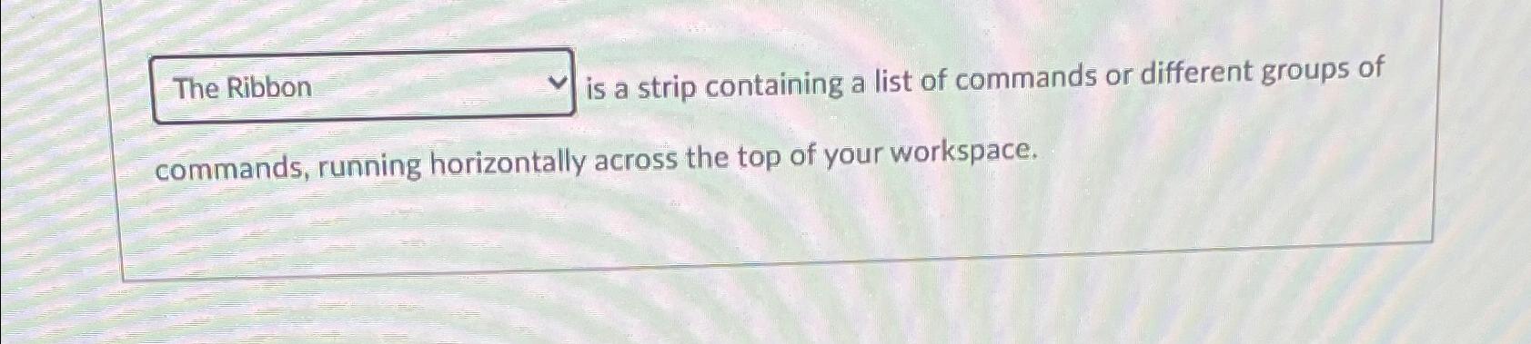 Solved is a strip containing a list of commands or different | Chegg.com