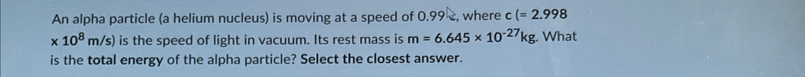Solved An alpha particle (a helium nucleus) ﻿is moving at a | Chegg.com