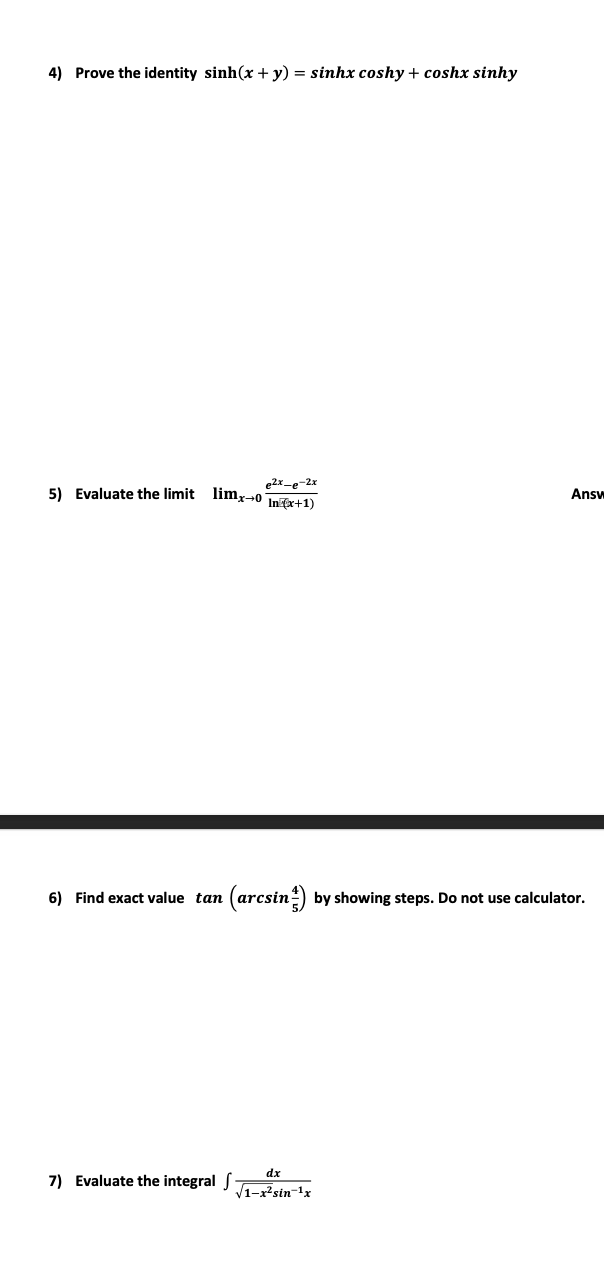 Solved 5.Prove the identity | Chegg.com