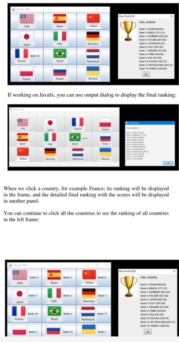 Objectives: Practice java programming with GUI Task | Chegg.com