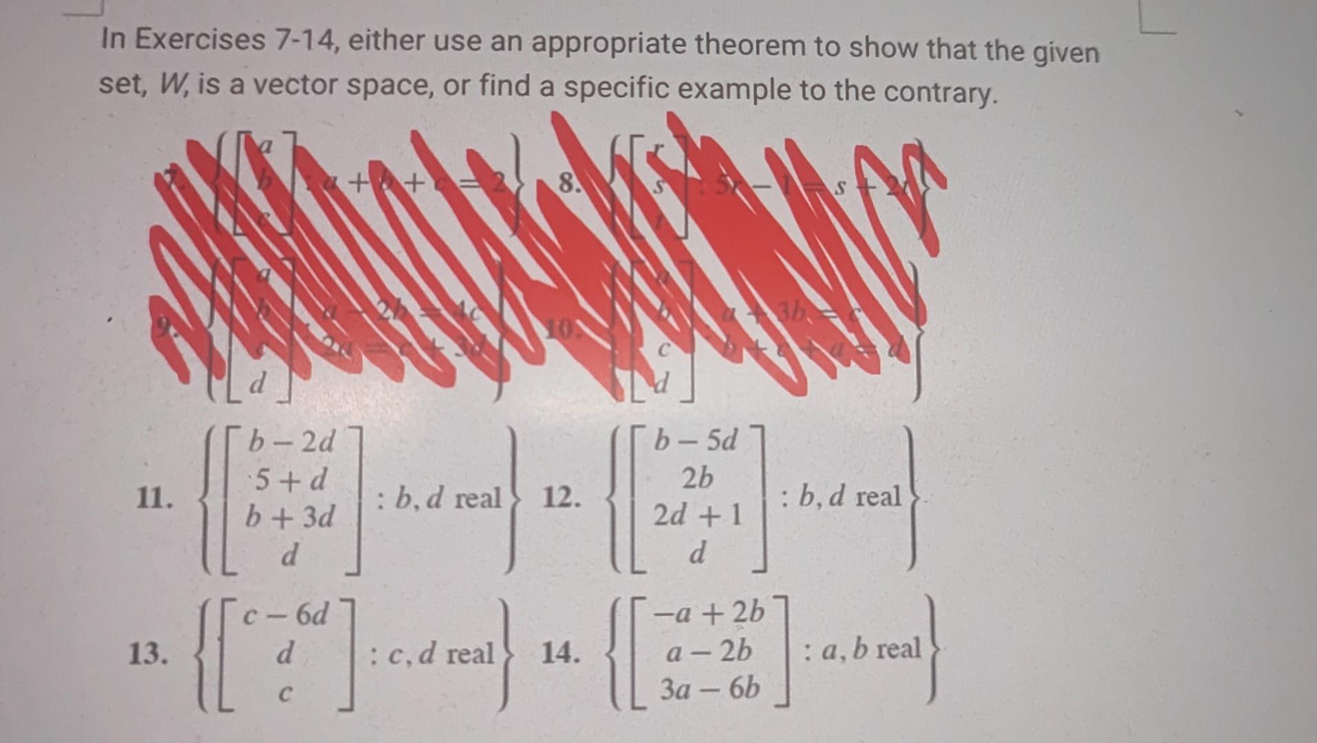 Solved In Exercises 7-14, either use an appropriate theorem | Chegg.com