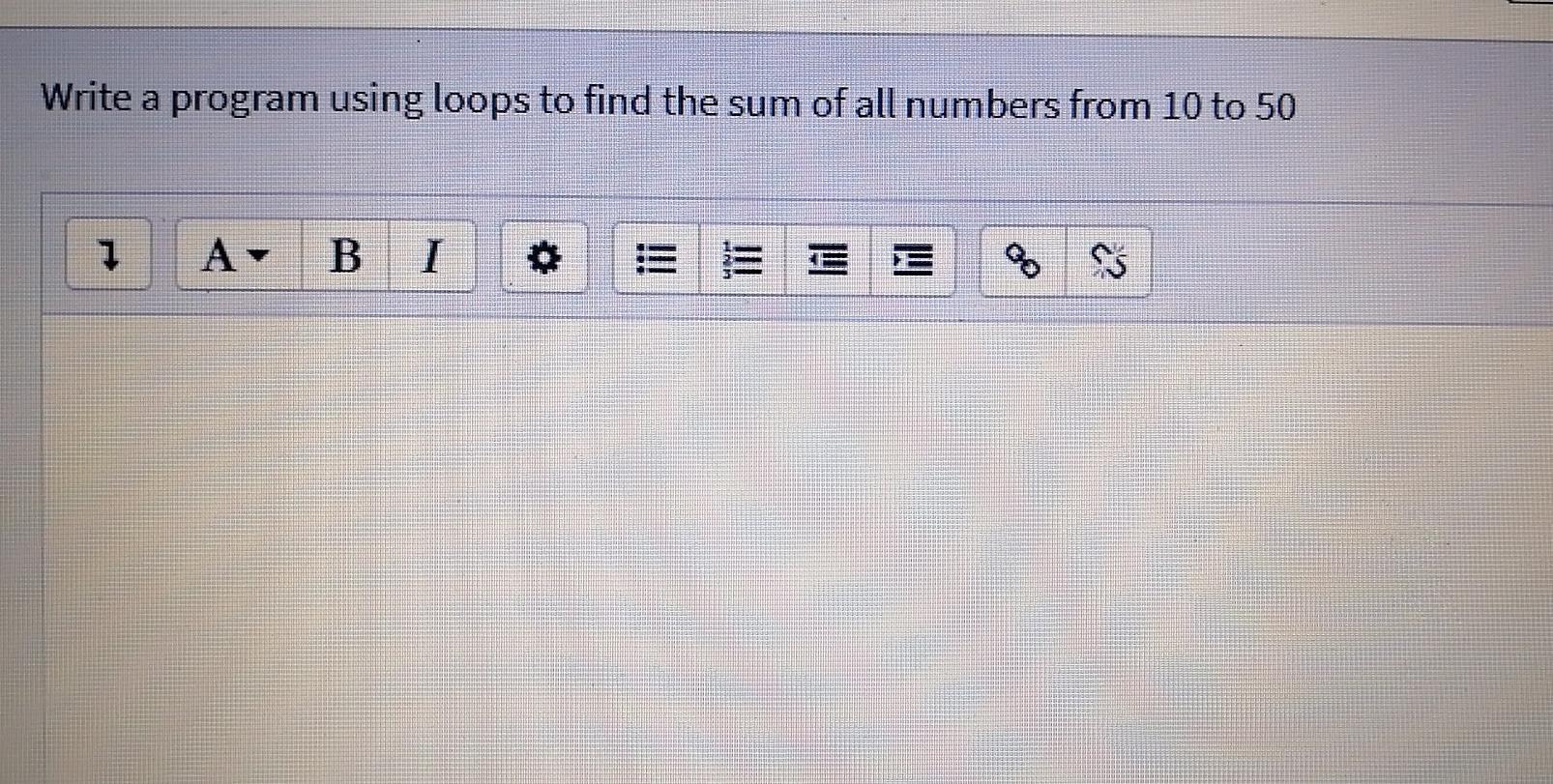 Solved Write a program using loops to find the sum of all | Chegg.com