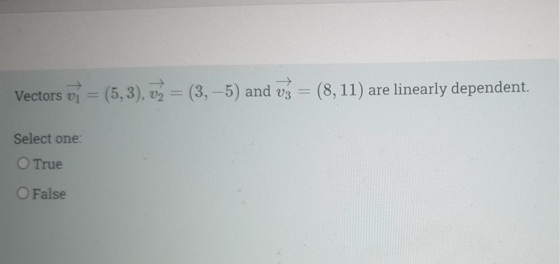 Solved Which of the following couple of vectors do not span | Chegg.com