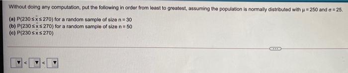 Solved Without doing any computation, put the following in | Chegg.com