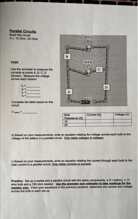 PHet Circuits Construction Kit Simulation Go to intro | Chegg.com