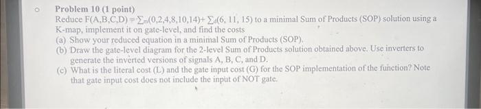Solved Problem 10 (1 point) Reduce | Chegg.com