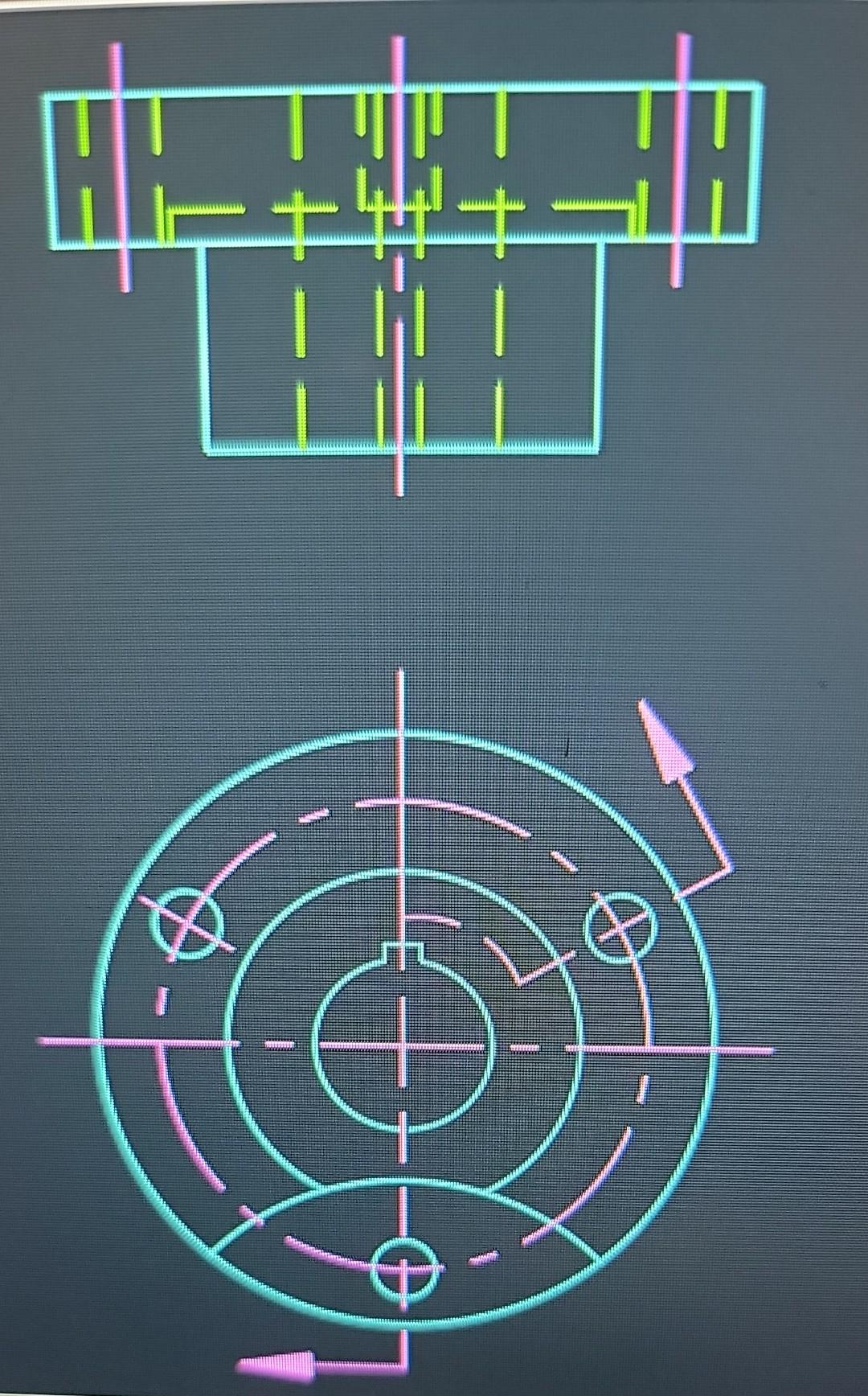 Solved Create the missing side in section view given the | Chegg.com