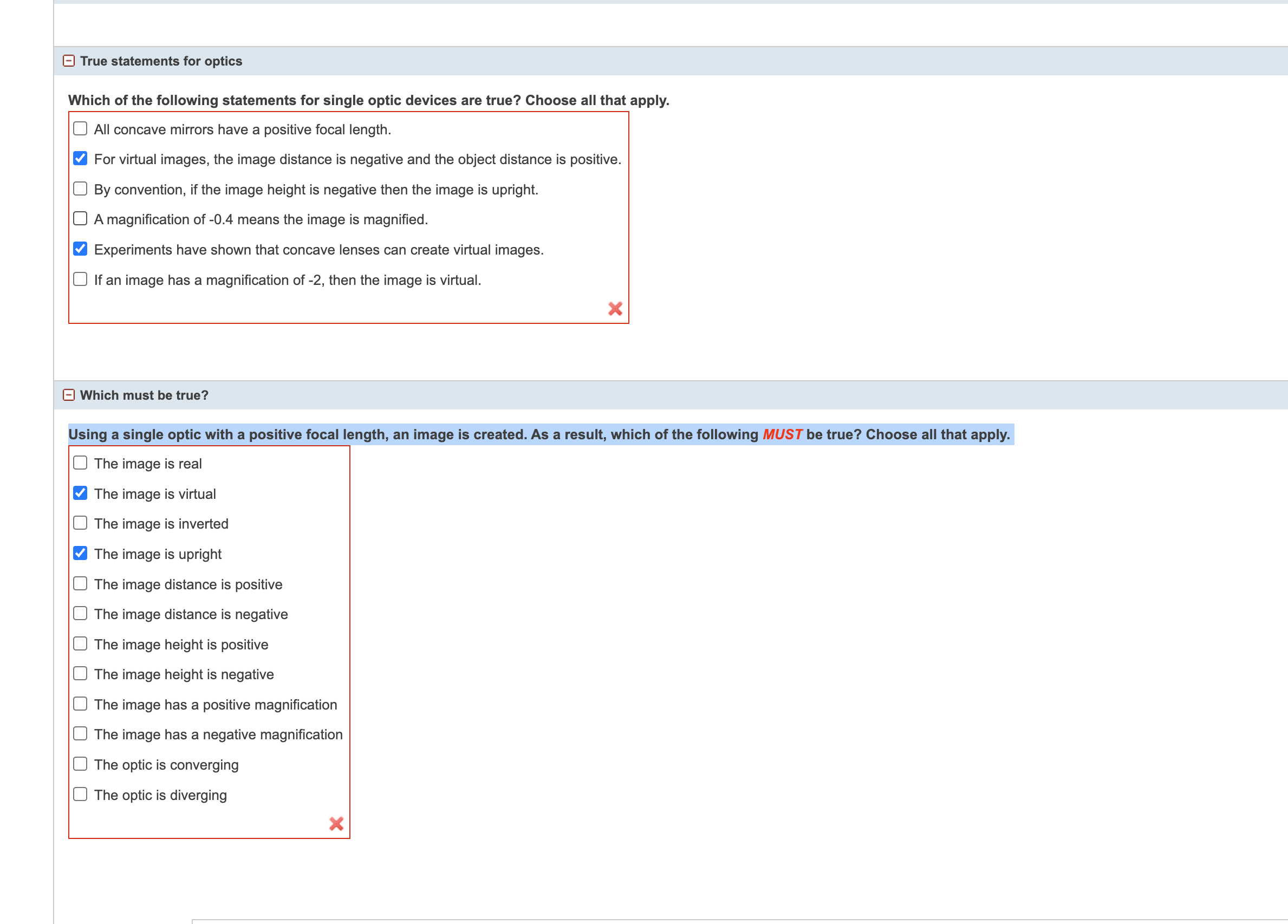 Solved Hi, ﻿please answer both questions and explain. I keep | Chegg.com