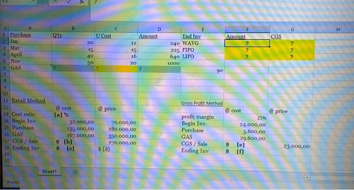 Solved Could you help me to find the formulas? please. Also, | Chegg.com