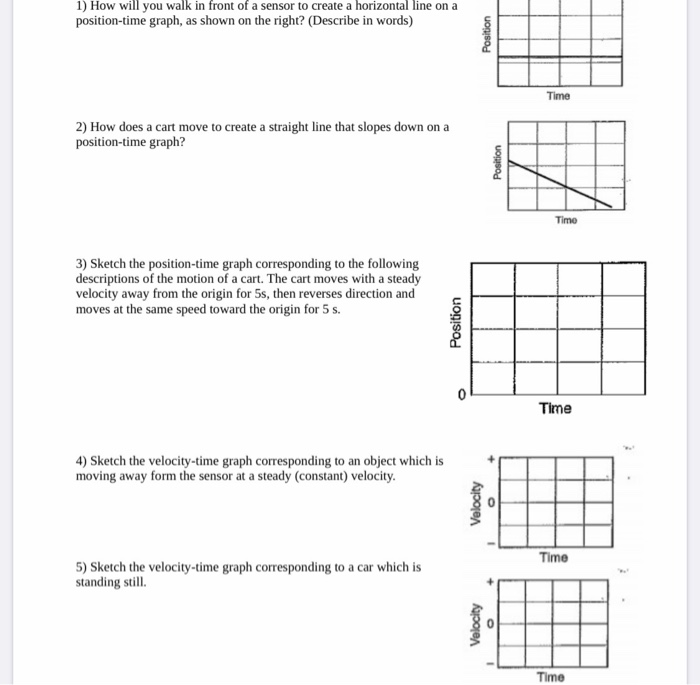Solved 1) How will you walk in front of a sensor to create a | Chegg.com