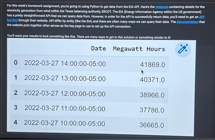 Solved For this week's homework assignment, you're going to | Chegg.com