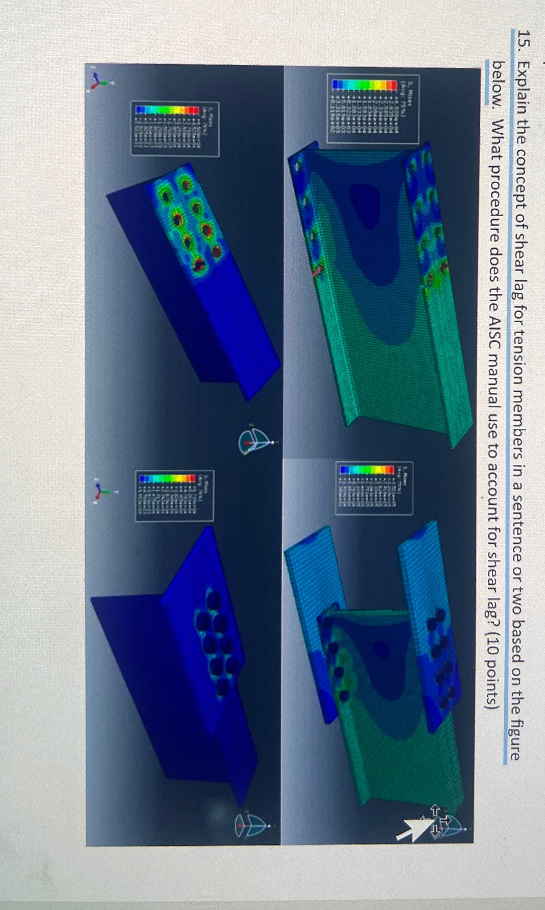 Solved Explain the concept of shear lag for tension members | Chegg.com