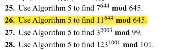Solved Discrete math Integer Representations and Algorithms | Chegg.com Solved Discrete math Integer Representations and Algorithms | Chegg.com