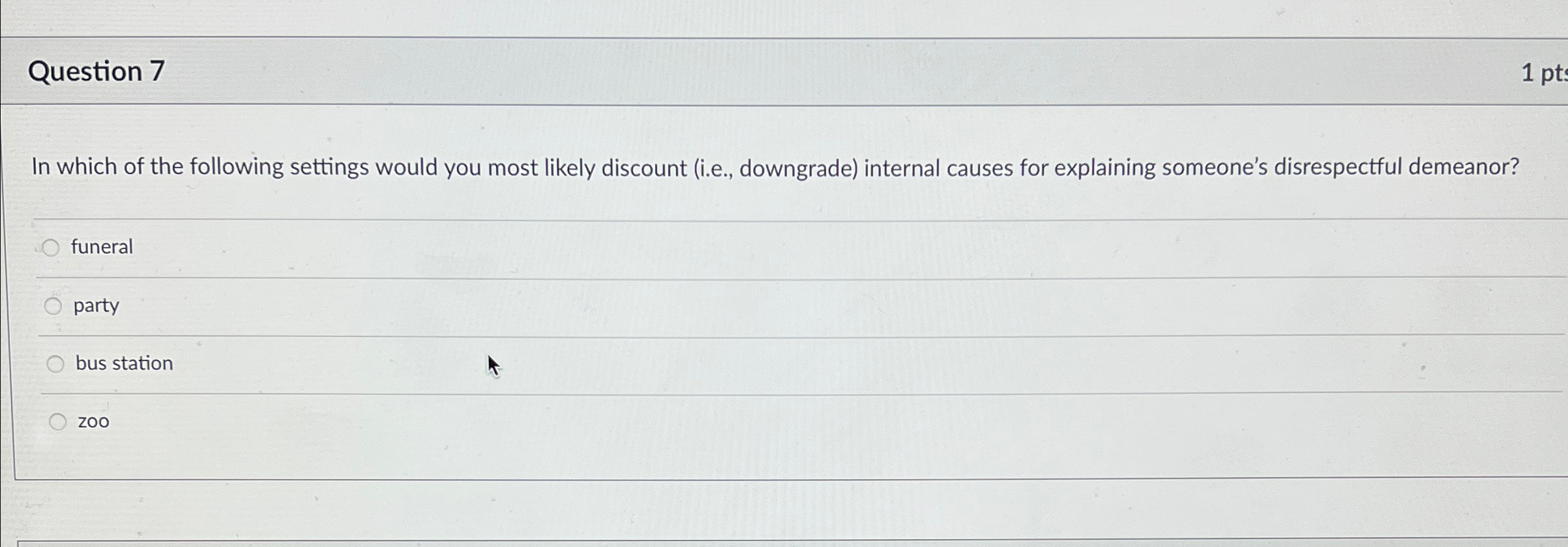 Solved Question 71 ﻿ptIn which of the following settings | Chegg.com