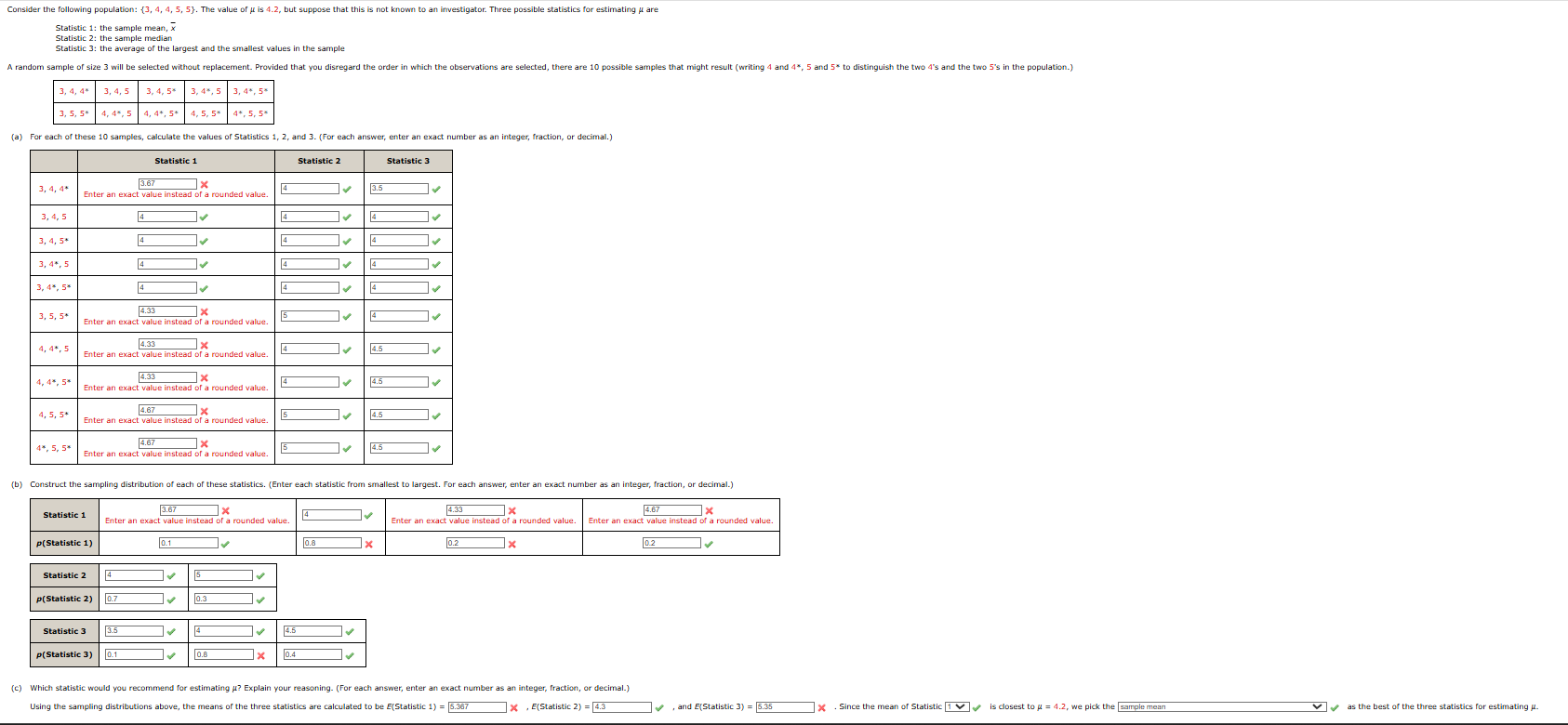 Solved Consider the following population: {3, 4, 4, 5, 5}. | Chegg.com
