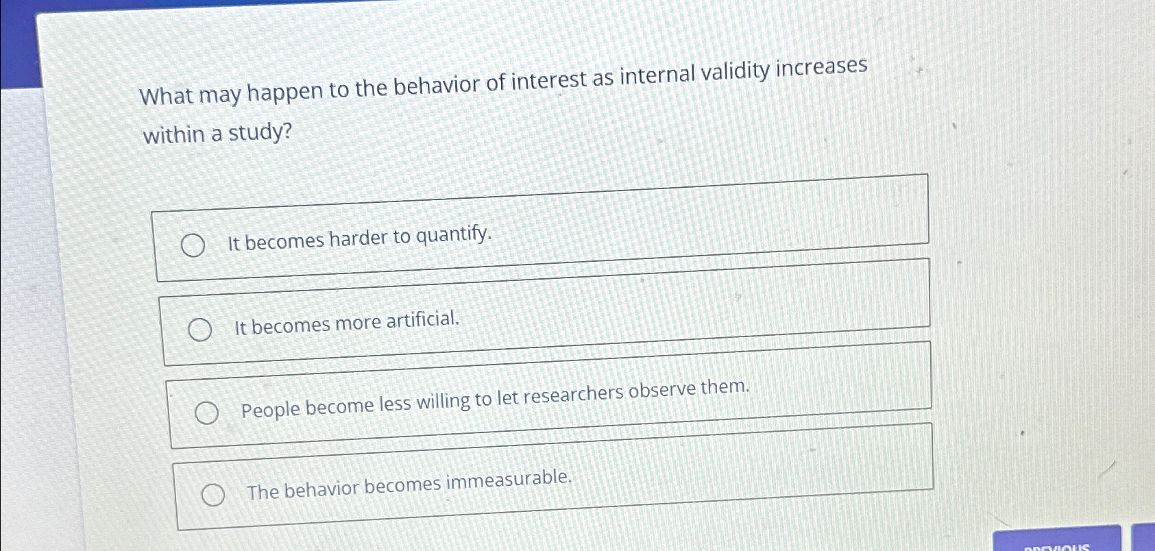 Solved What may happen to the behavior of interest as | Chegg.com