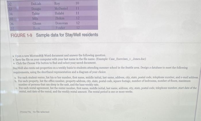 Answer each of the following questions using the | Chegg.com