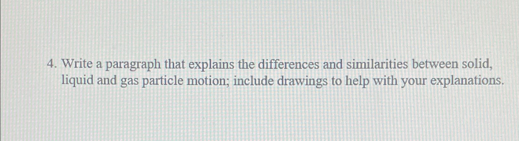 Solved Write a paragraph that explains the differences and | Chegg.com
