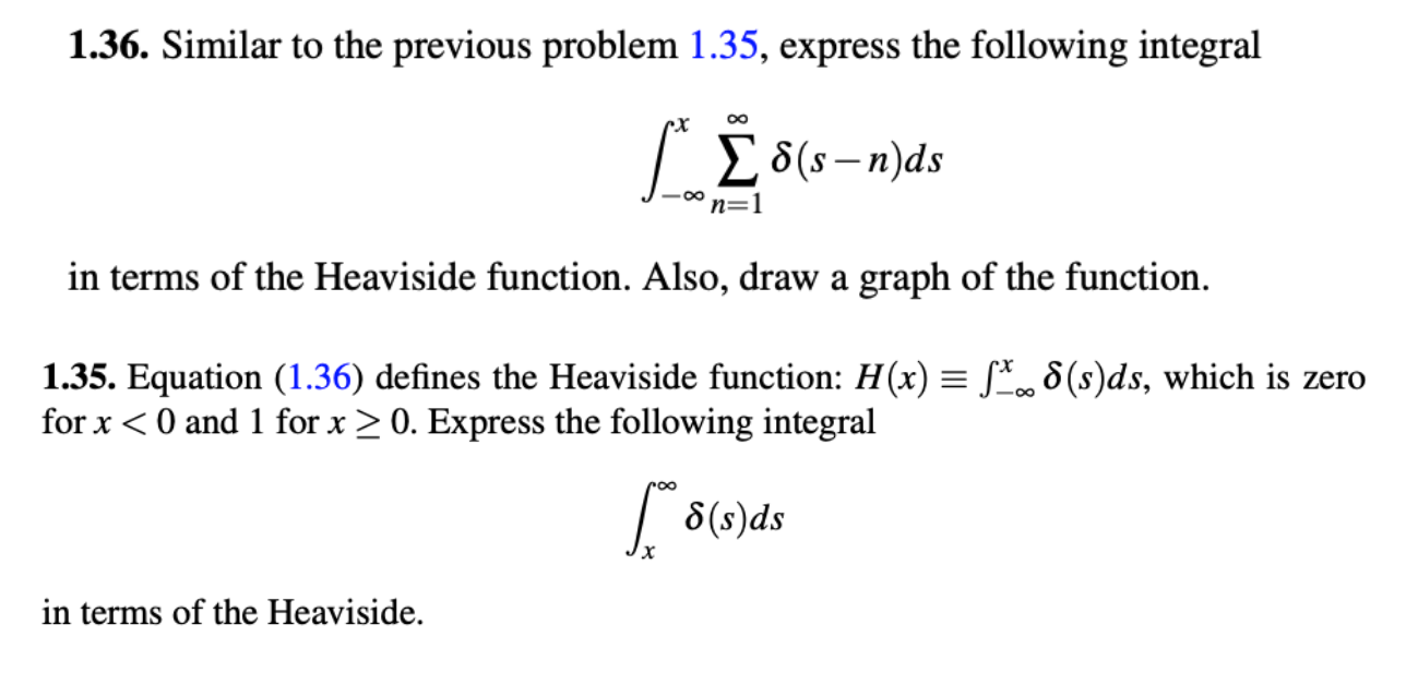 Solved Problem 1.36 ﻿please. Will upvote write fully out. | Chegg.com