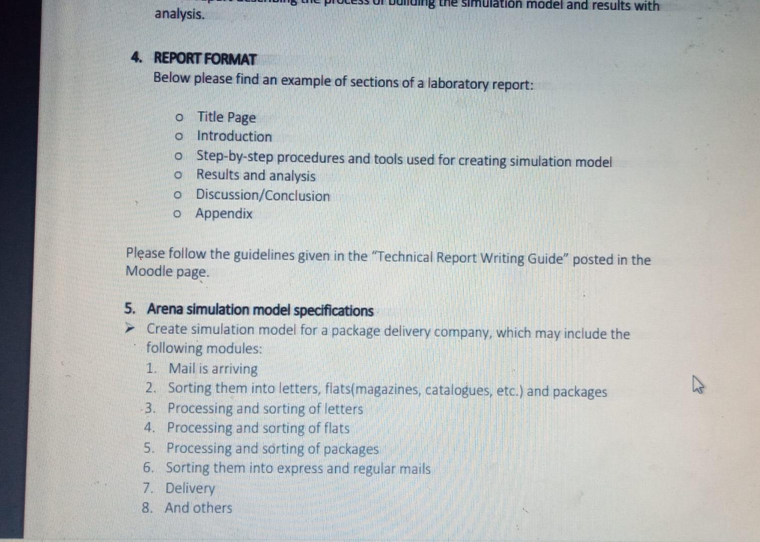 1. INTRODUCTION Arena discrete event simulation | Chegg.com