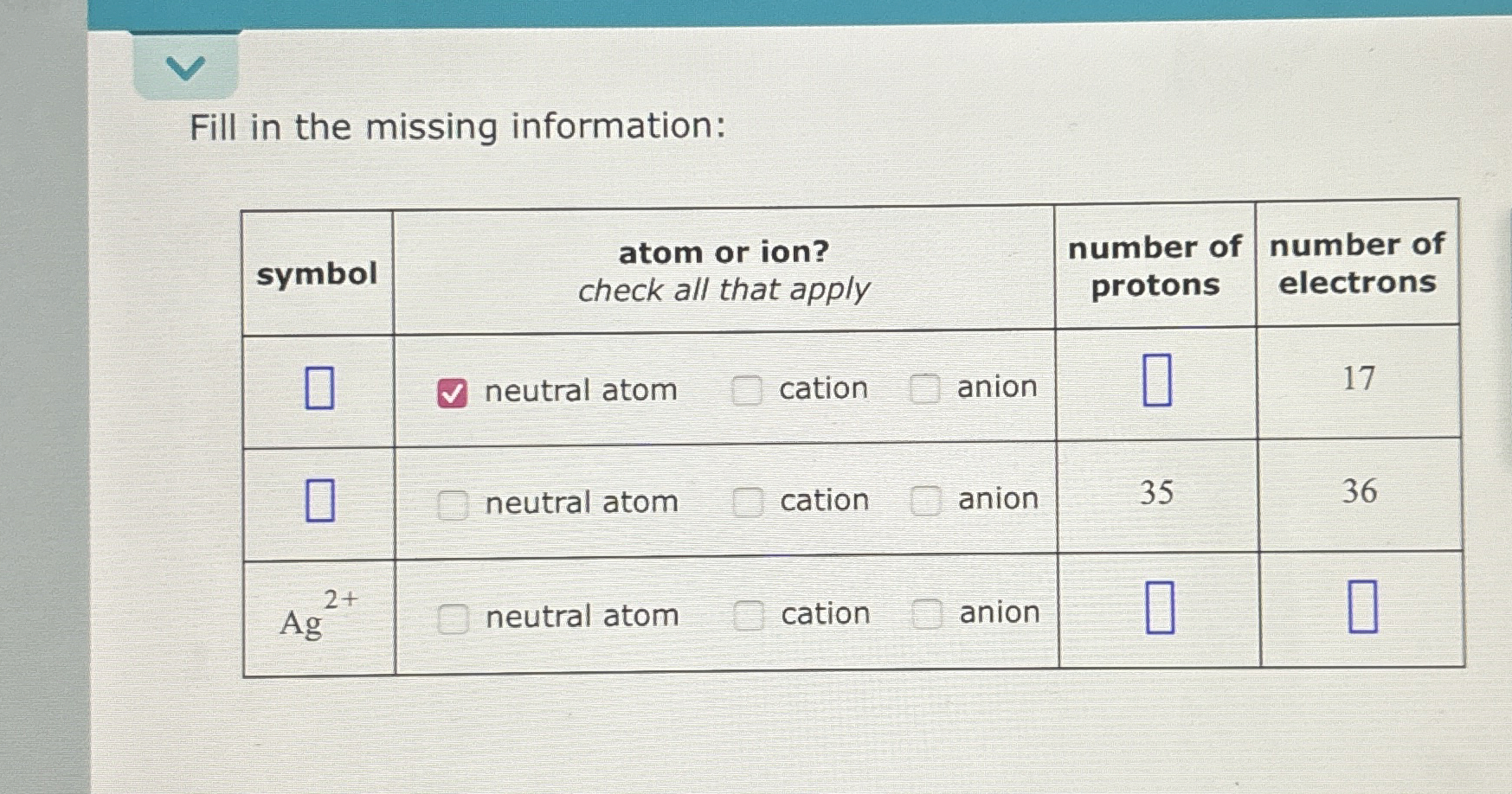 Solved Fill in the missing | Chegg.com