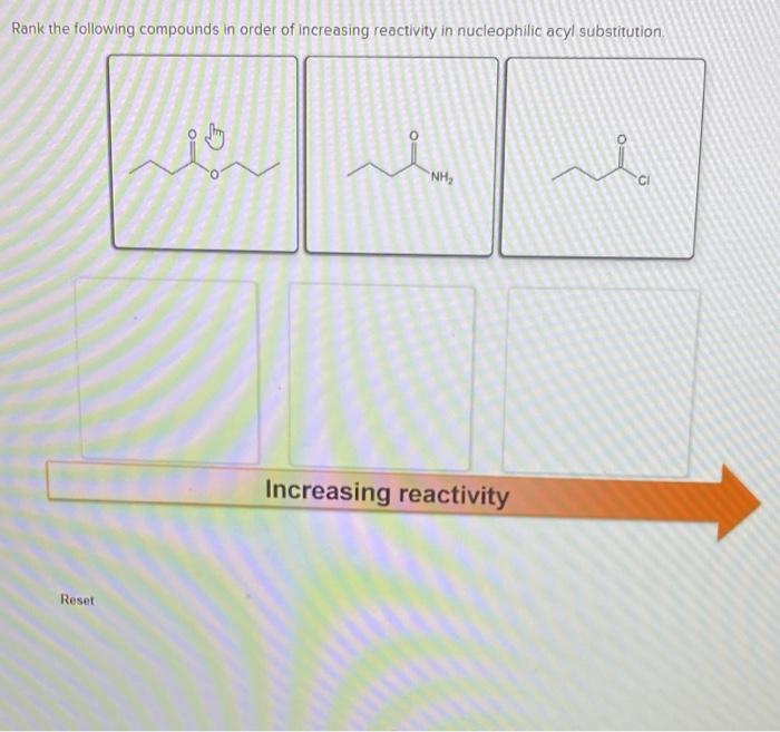 Solved Rank The Following Compounds In Order Of Increasing