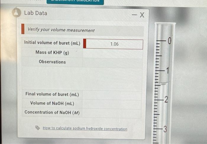 PHASE 1: Prepare buret Complete the following steps: | Chegg.com