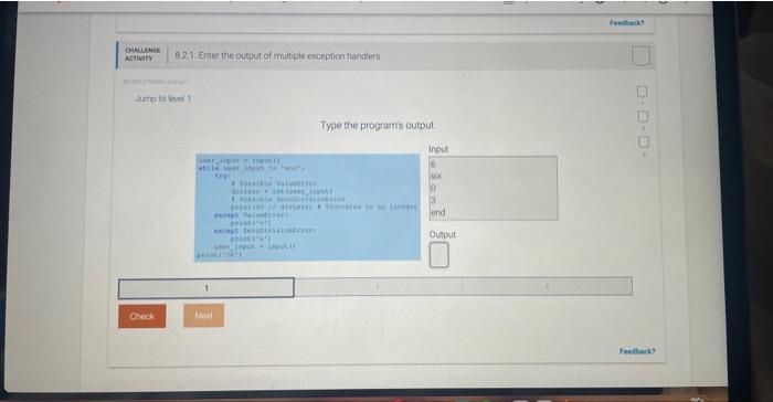 Solved Type The Programis Outputtype The Programs Output 